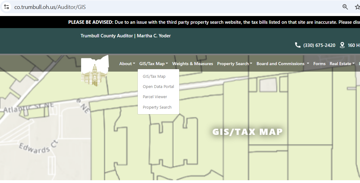 Trumbull County Auditor GIS:Guide for Property Owners